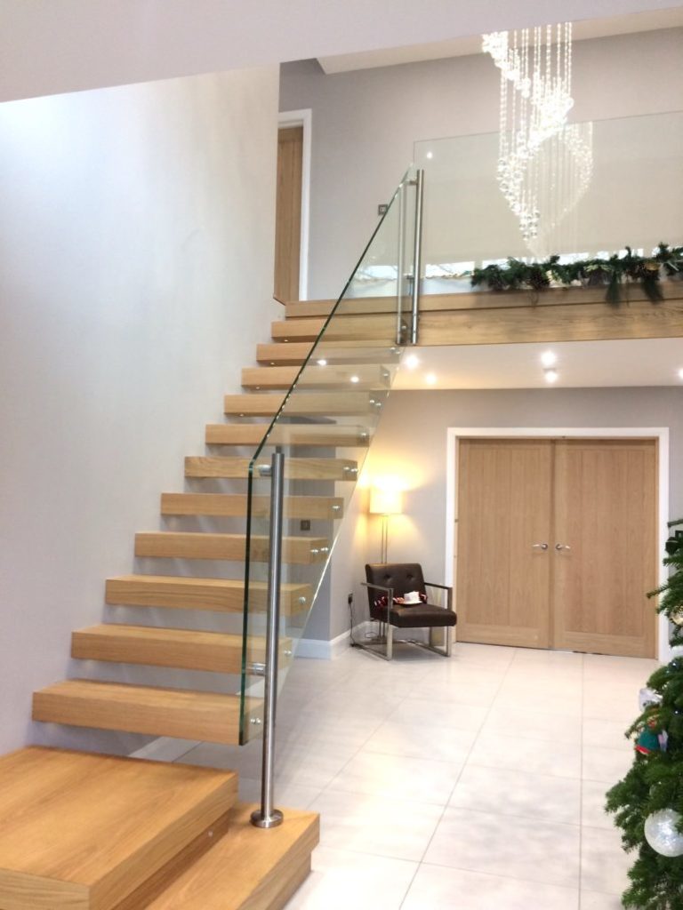 Bespoke Glass Staircase Installation | Norwich Glass Company